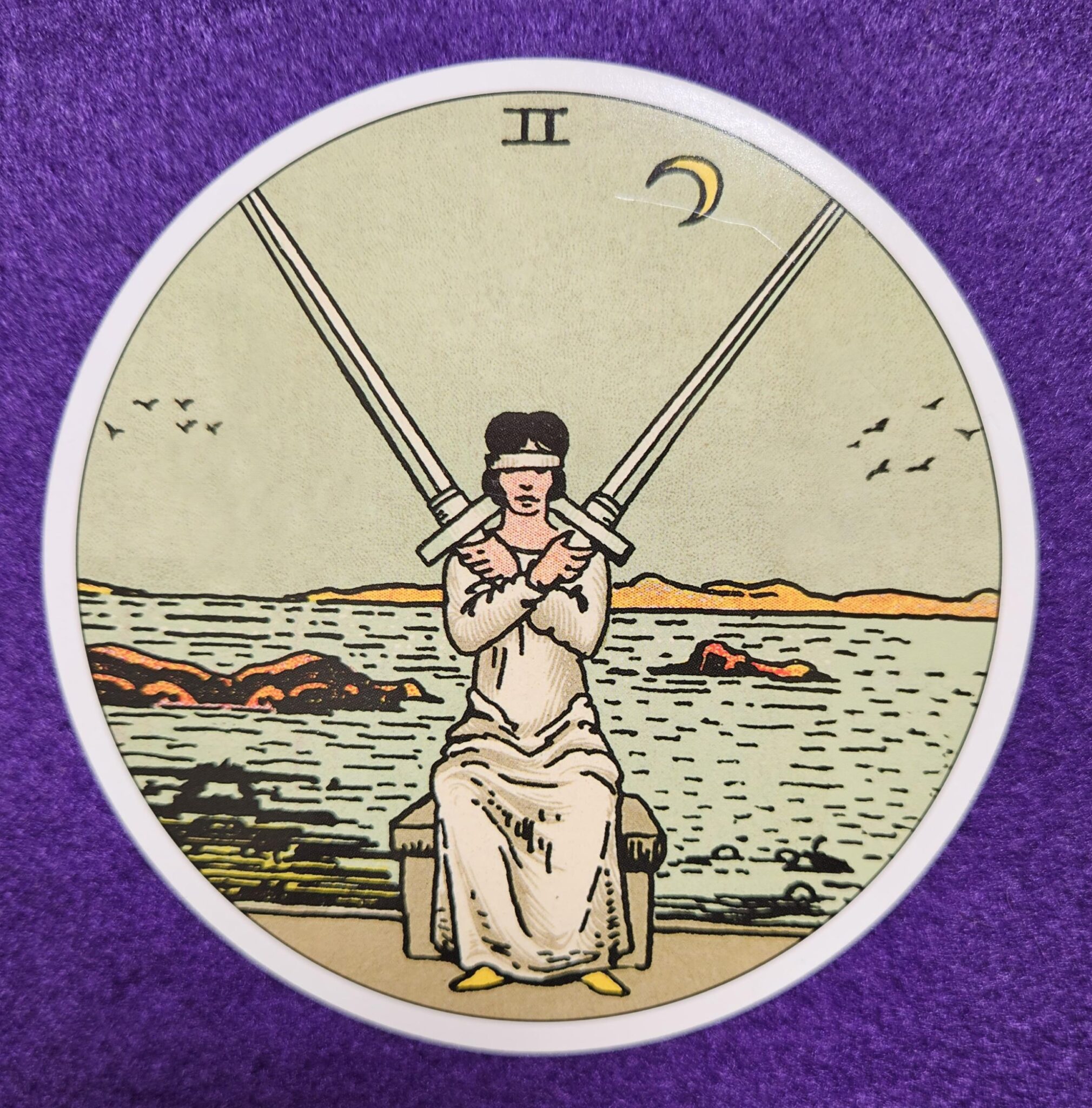 Significado da carta 2 de Espadas - Tarot Aberto